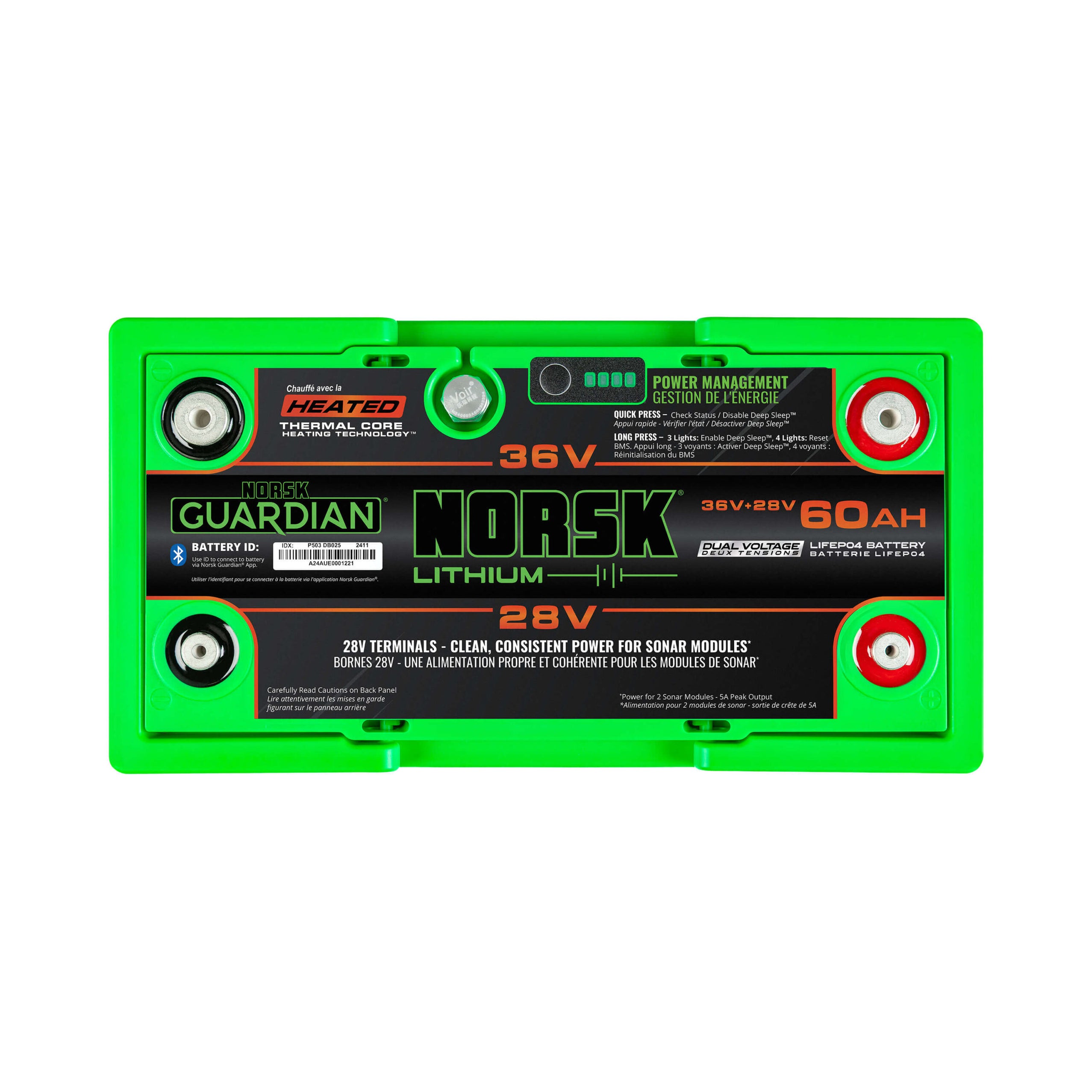 36V + 28V 60AH DUAL VOLTAGE HEATED LiFePO4 Lithium Battery — Ben's ...