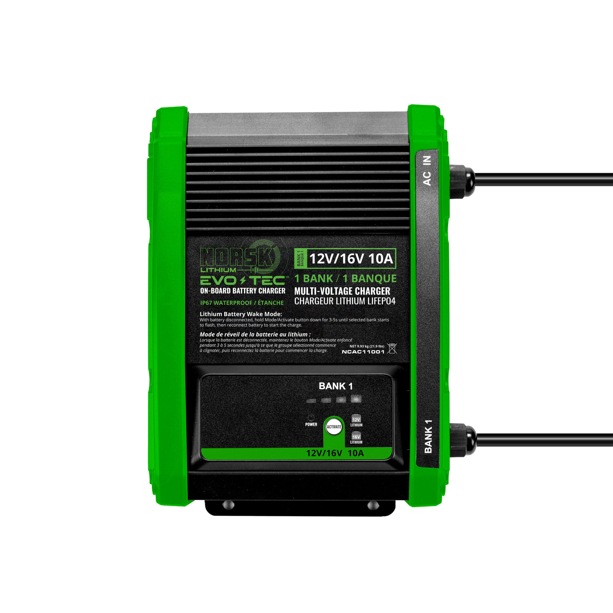 EVO-TEC™ 12V/16V 10A – 1 Bank Selectable On-Board Charger — Ben's ...